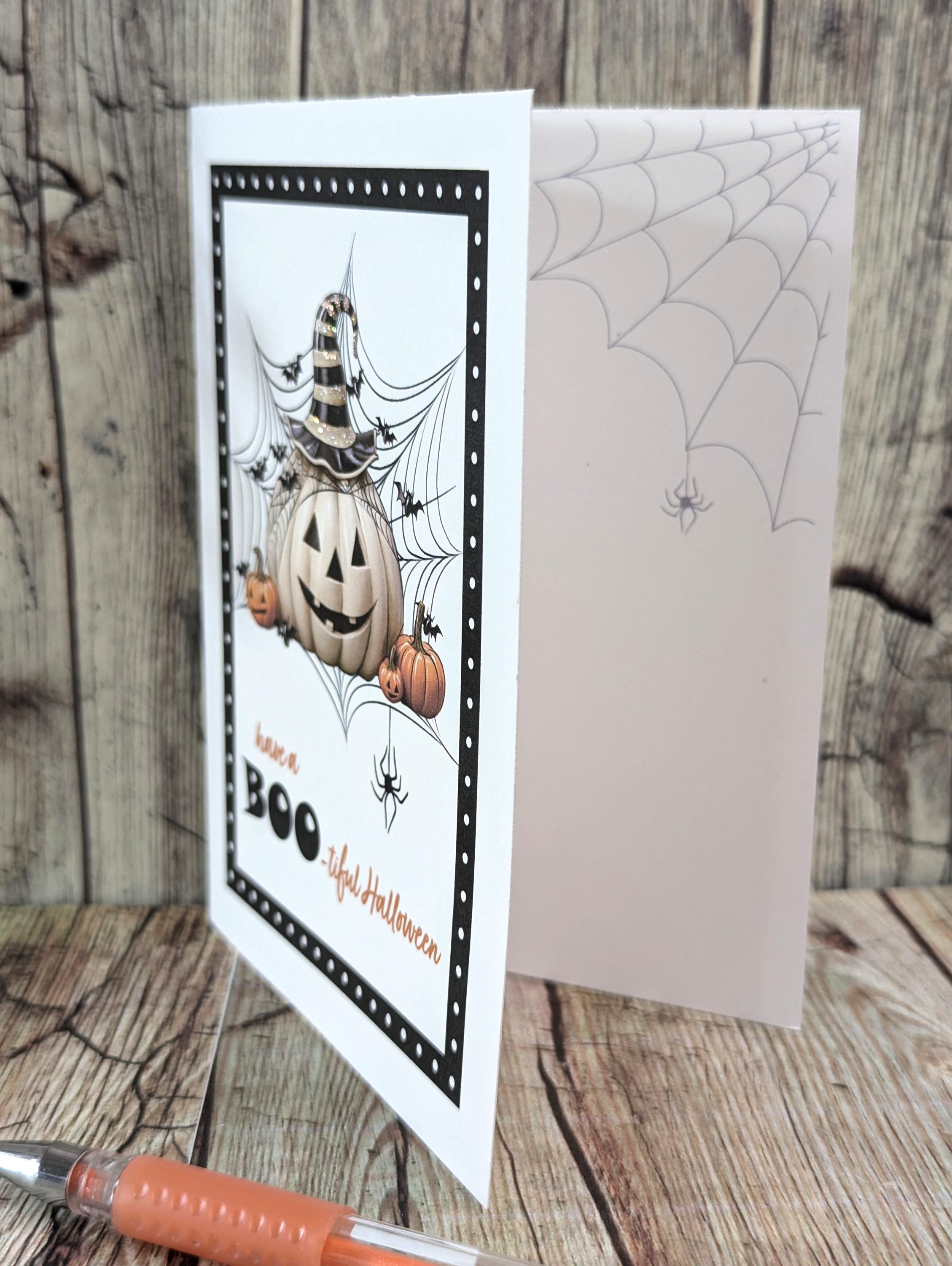 Halloween Notecards - Pumpkin Note Card - Happy Halloween Note Cards ...