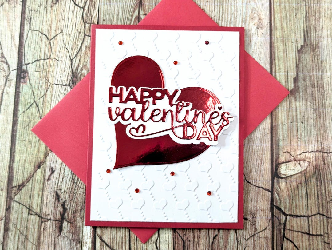 DIY Valentines Card Kit Handmade Card Kit 3d Valentine's Cards ...