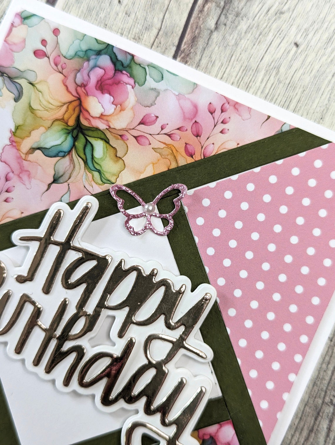 Birthday Card Making Kit or Single Card Handmade Card Kit Handmade 3D ...