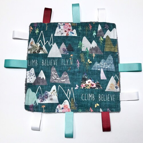 6-inch Trees and Houses Baby Crinkle Square / Sensory Toy With - Etsy
