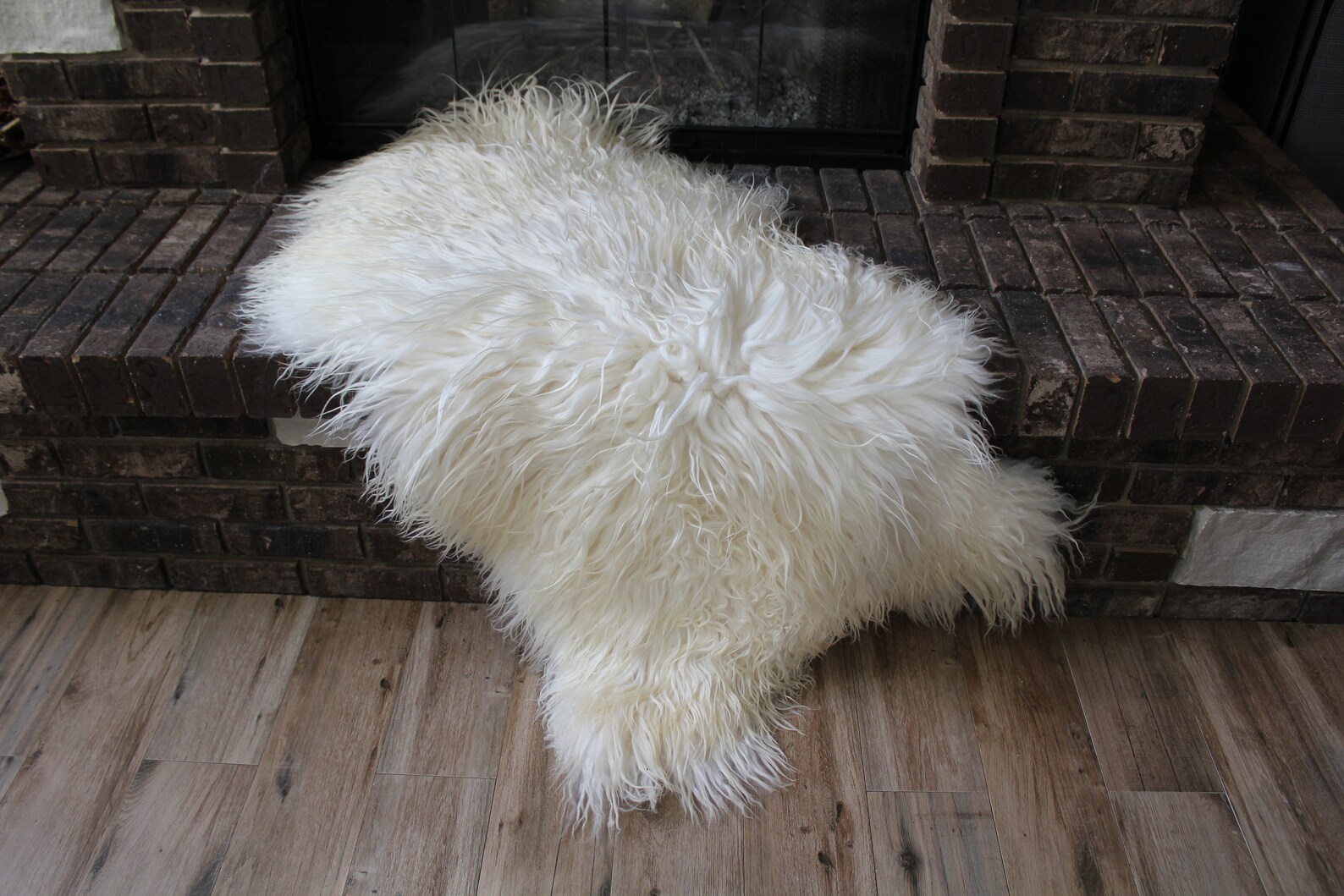 Genuine Icelandic Sheepskin Rug Throw Shade of White Curly - Etsy
