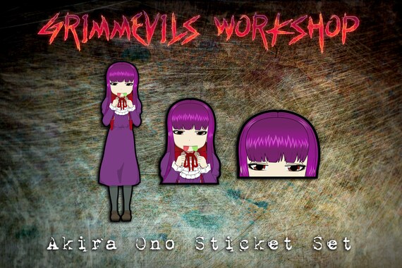 Akira Ono Decal Sticker Set | Etsy