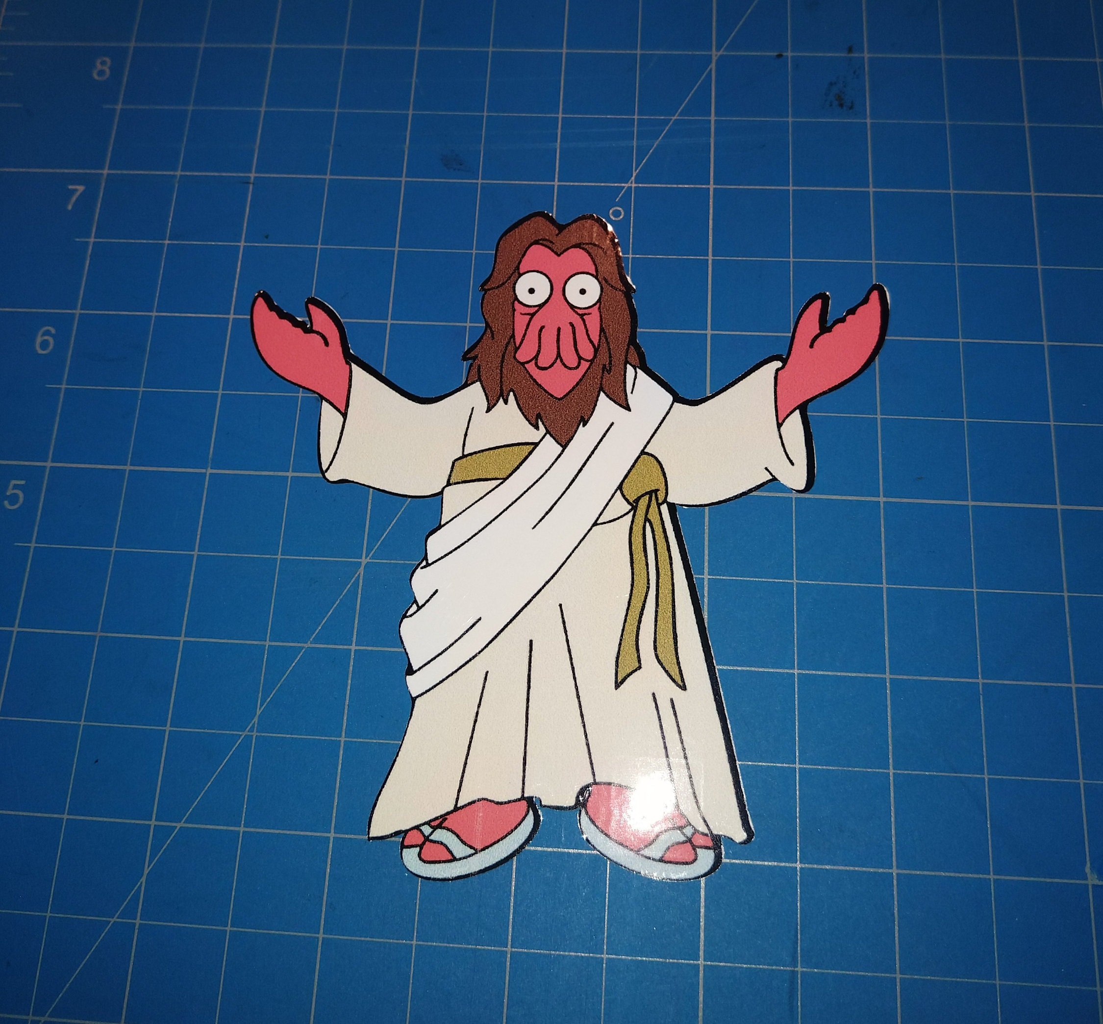 WWJZD - Jesus H Zoidberg Vinyl Decal - Etsy