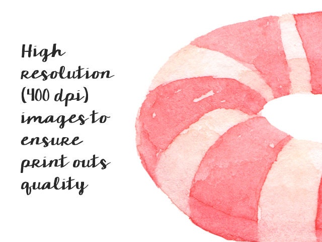 Beach Summer Party Watercolor Clipart Digital File Beachball Download ...