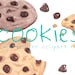 Cookies Watercolor Clip Arts Digital Files Baby Shower Birthday Party ...