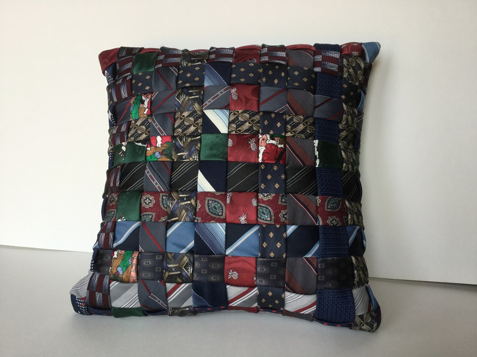 Custom Woven Necktie Pillow Sham, Keepsake Memory Gift - Etsy