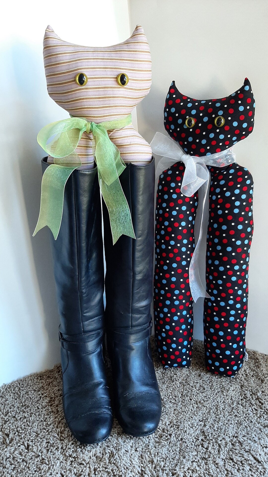 Boot Shapers, Puss in Boots, Boot Stuffers, Cat Lover's Gift, Cat Boot ...