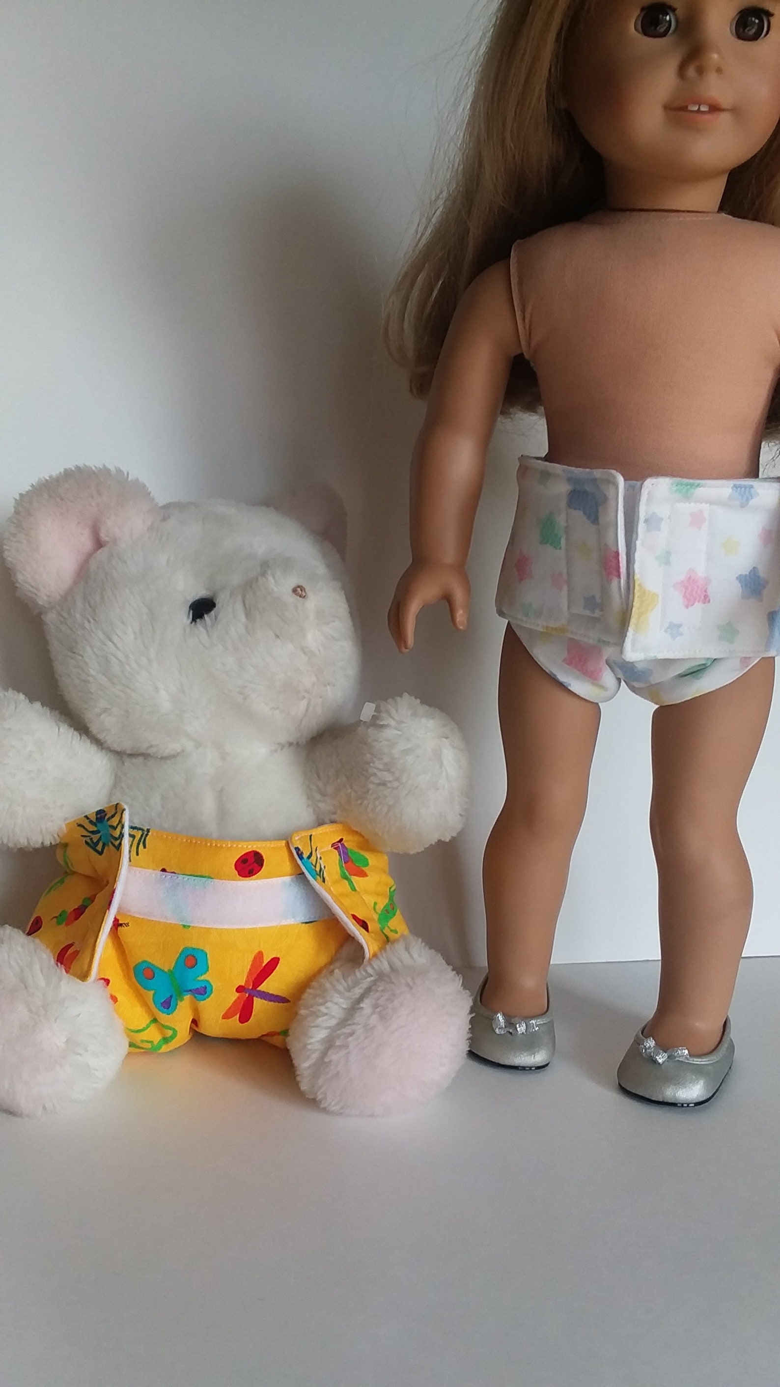 Doll Diapers, Play Diapers for Stuffed Animals and Dolls, Dolly Diapers ...