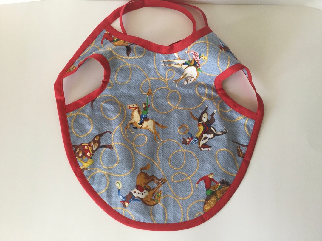 Cowboy Bib, Bib, Boy Bib, Bib for Boys, Airplane Bib, Large Baby Bib ...