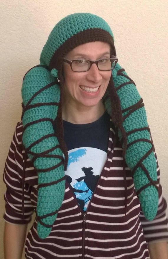 Adult Crocheted Twi'lek Hat - Etsy