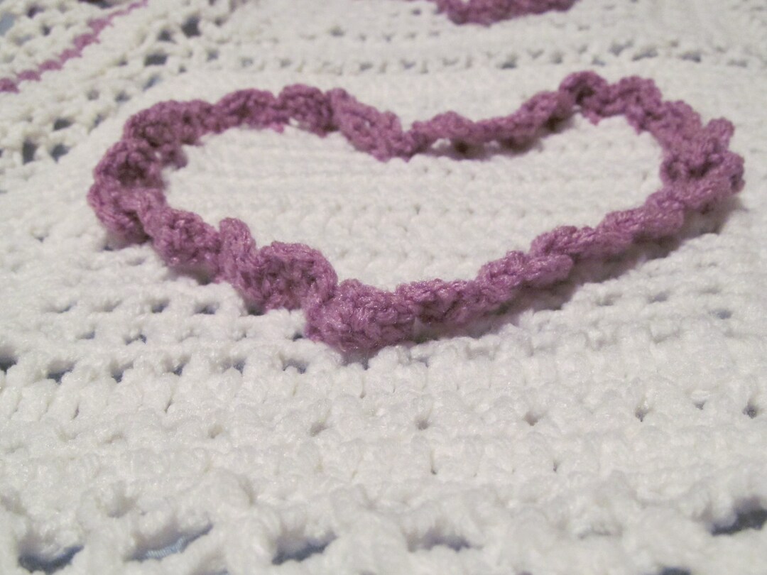 Puff Heart Handmade Afghan Great for All Occasions - Etsy