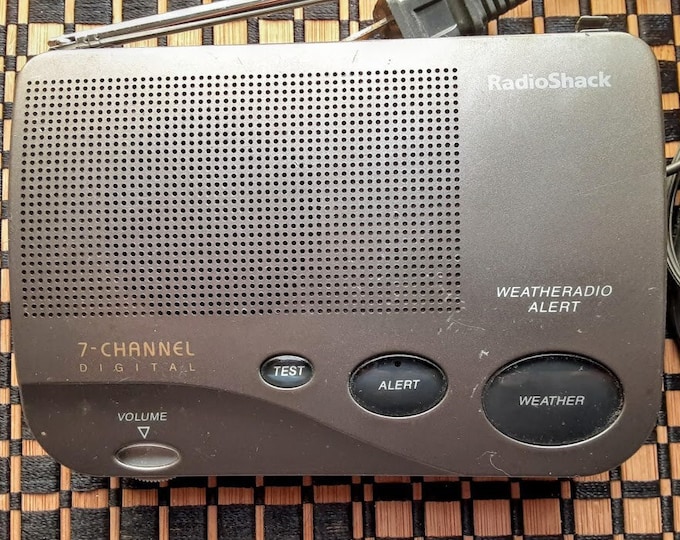 Vintage Radio Shack Weather Radio Alert 12-247A - Etsy
