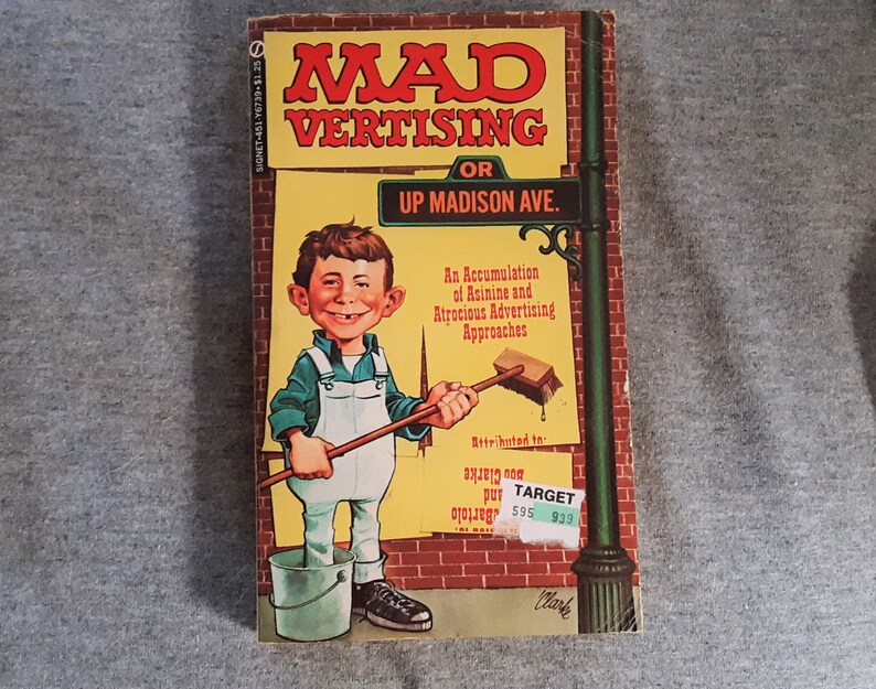 Vintage MAD Magazine Paperback Book Madvertising or up Madison - Etsy