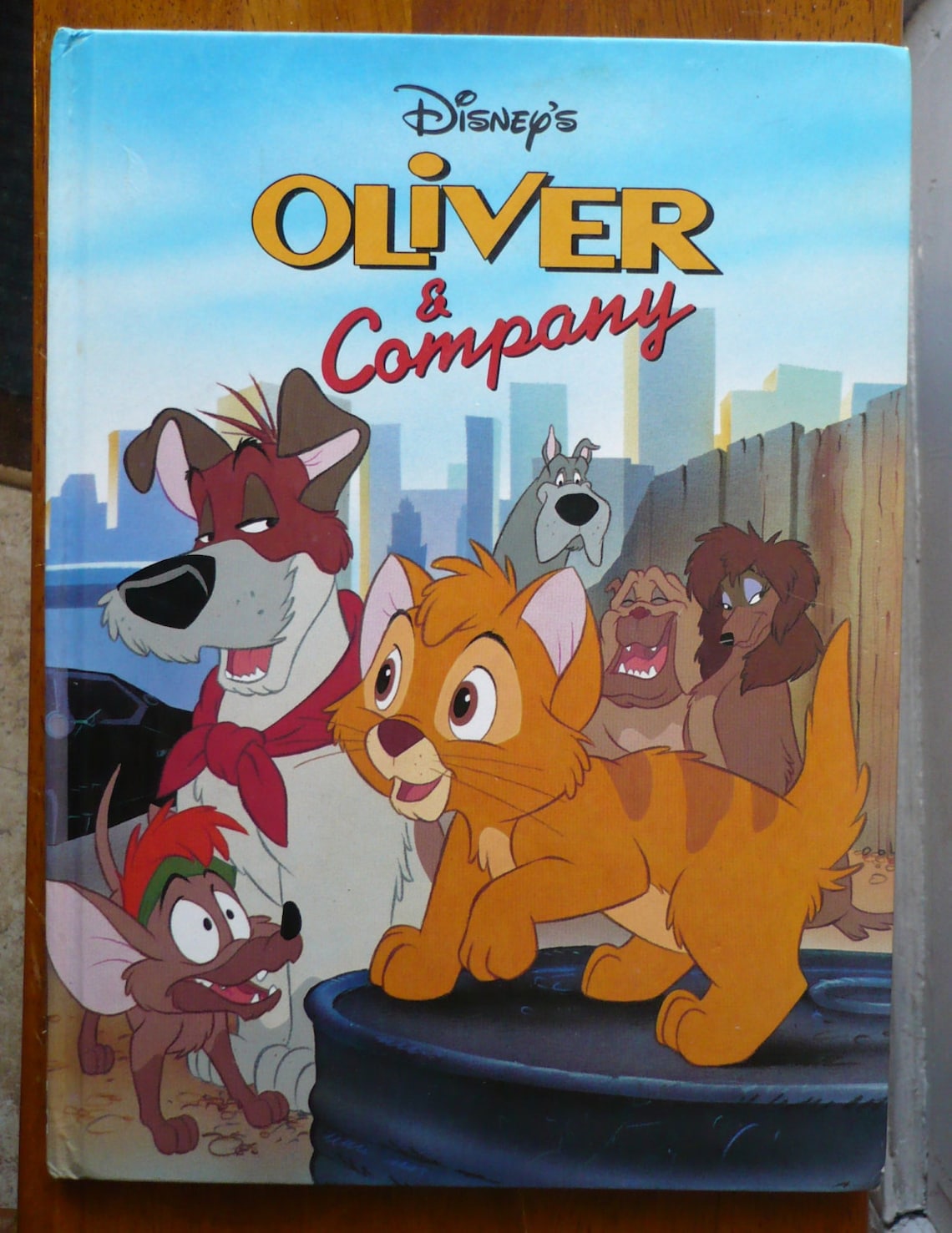 Vintage Walt Disney Oliver & Company Movie Storybook | Etsy