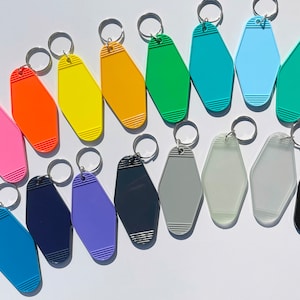 Blank Motel Key Chain | - Etsy