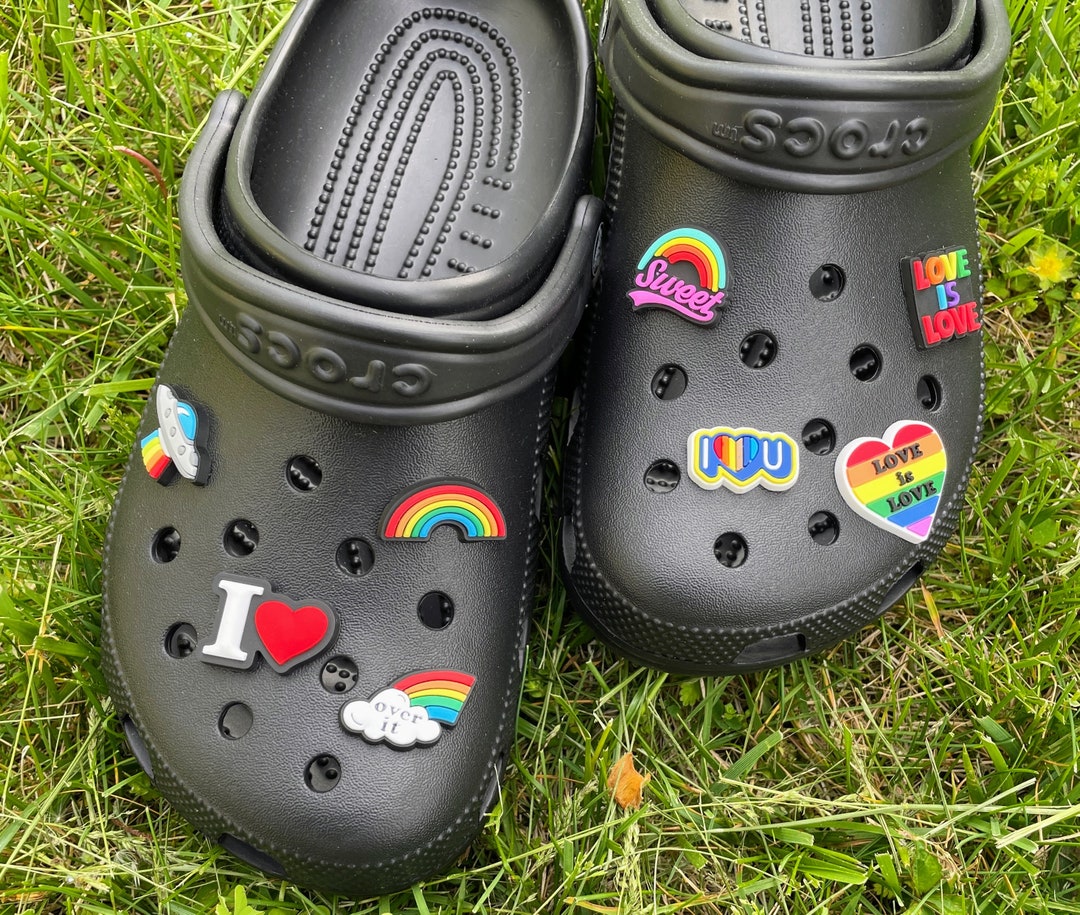 Pride Shoe Charms: LGBTQ+ Croc Charms - Etsy