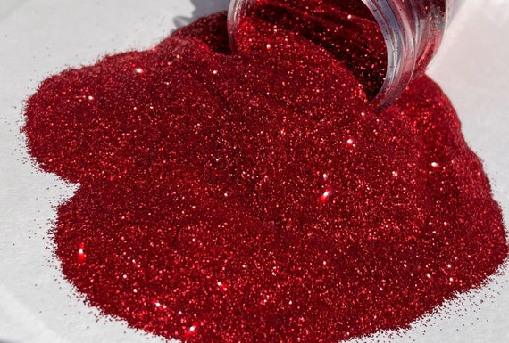 Scarlet Red Metallic Polyester Glitter .015 Fine Glitter - Etsy
