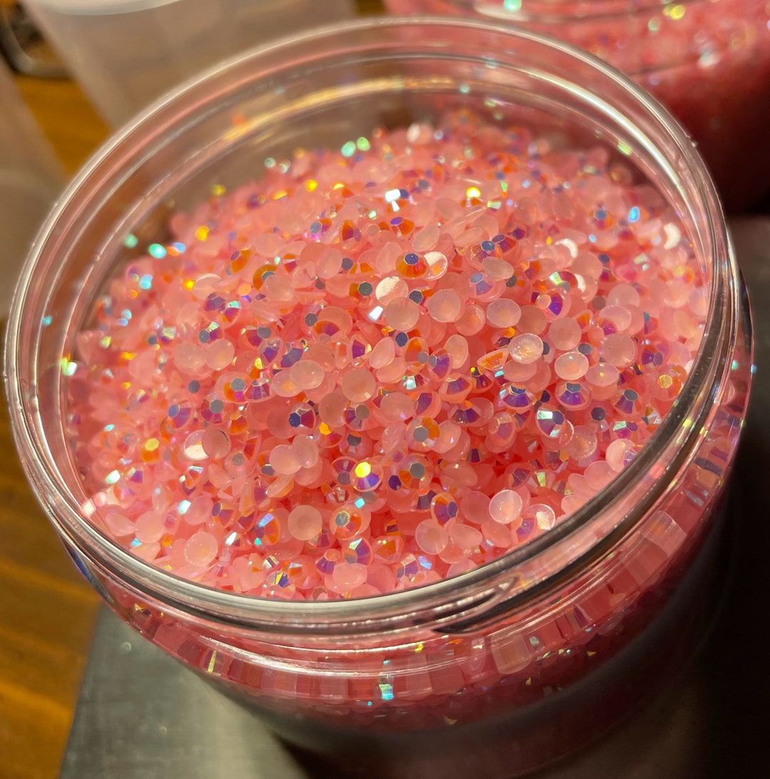 LT PINK AB SS10- 3MM Resin Jelly Rhinestones - Etsy