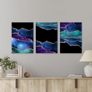Nebula Agate Fine Art Print, Astronomy Gifts, Above Bed Decor, Cubicle ...