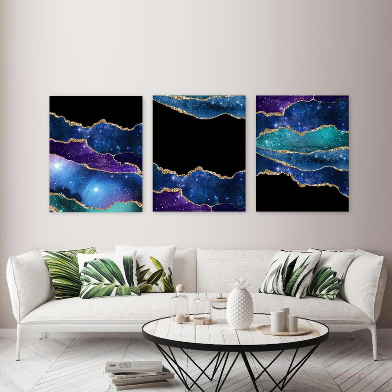 Nebula Agate Fine Art Print Astronomy Gifts Above Bed Decor - Etsy