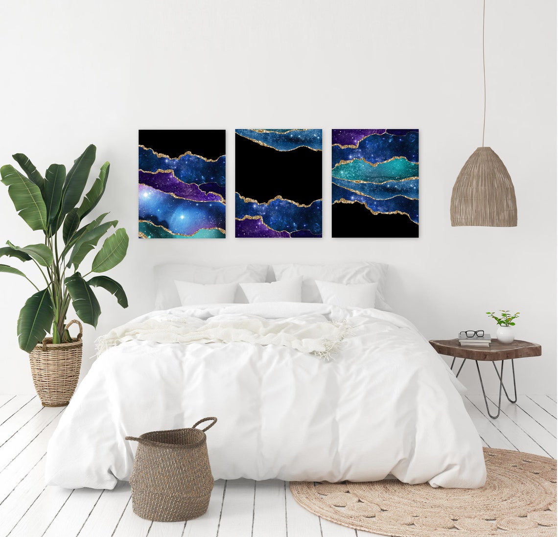 Nebula Agate Fine Art Print Astronomy Gifts Above Bed Decor | Etsy