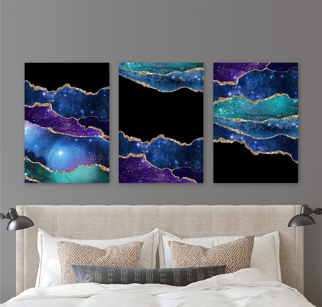 Nebula Agate Fine Art Print, Astronomy Gifts, Above Bed Decor, Cubicle ...