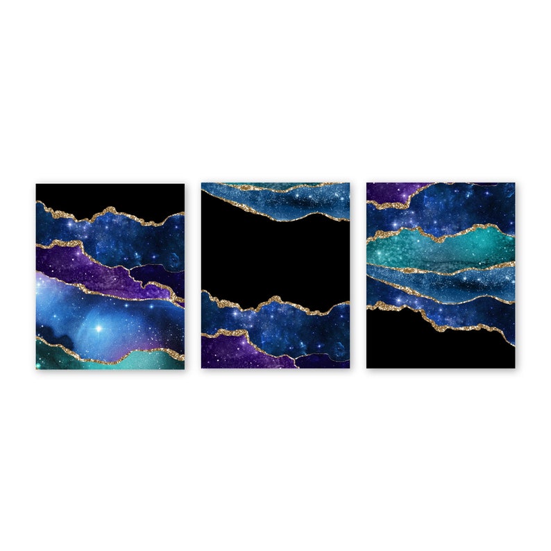 Nebula Agate Fine Art Print Astronomy Gifts Above Bed Decor - Etsy