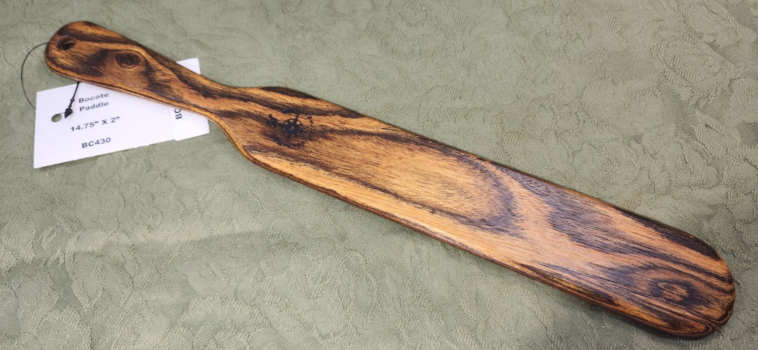 Bocote Miss Rose Paddles Exotic Hardwood Spanking Paddle Spatula BDSM ...