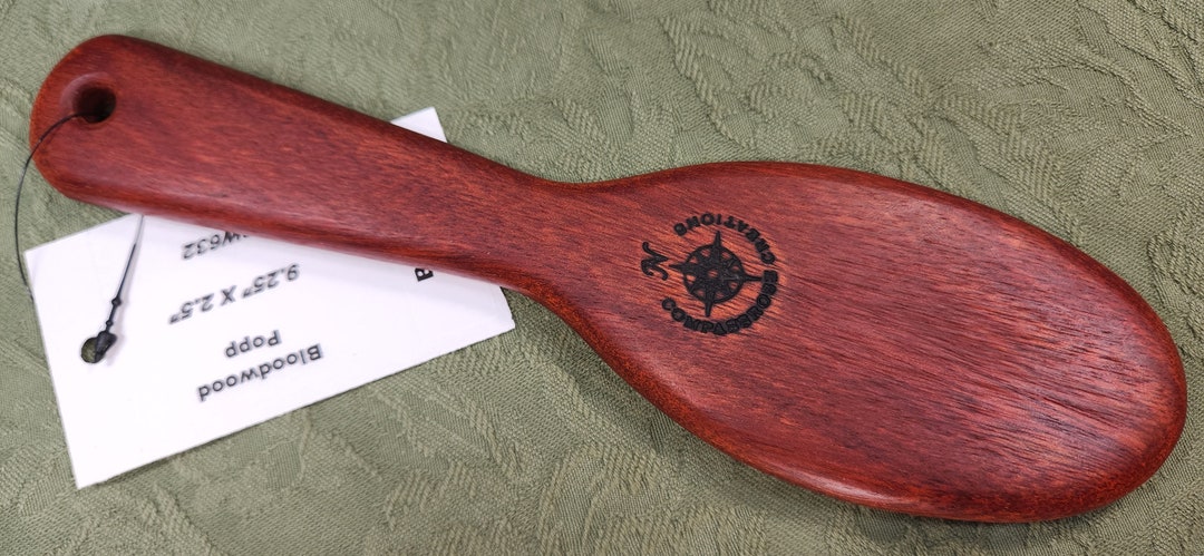 Vividly Red Bloodwood Miss Rose Paddles Spanking Paddle BDSM - Etsy