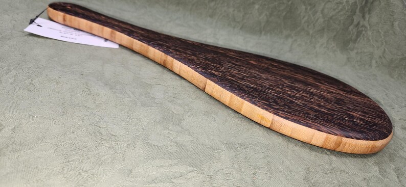 Stunning Black Palm and Bamboo Laminated Miss Rose Paddles Exotic ...