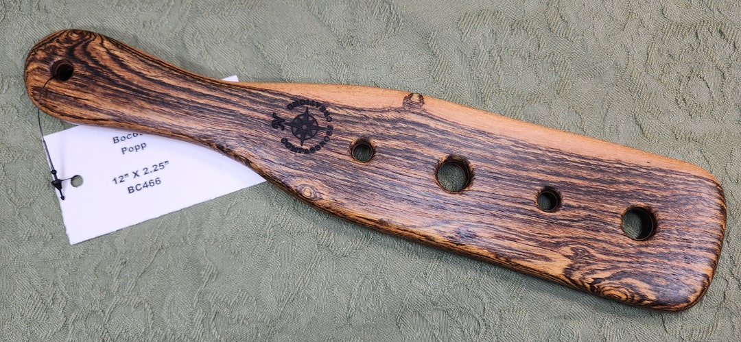 Fun Unique Bocote Miss Rose Paddles Exotic Hardwood Spanking Paddle ...