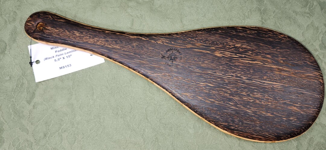 Stunning Black Palm and Bamboo Laminated Miss Rose Paddles Exotic ...
