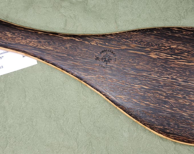 Stunning Black Palm and Bamboo Laminated Miss Rose Paddles Exotic ...