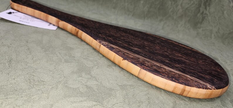 Stunning Black Palm and Bamboo Laminated Miss Rose Paddles Exotic ...
