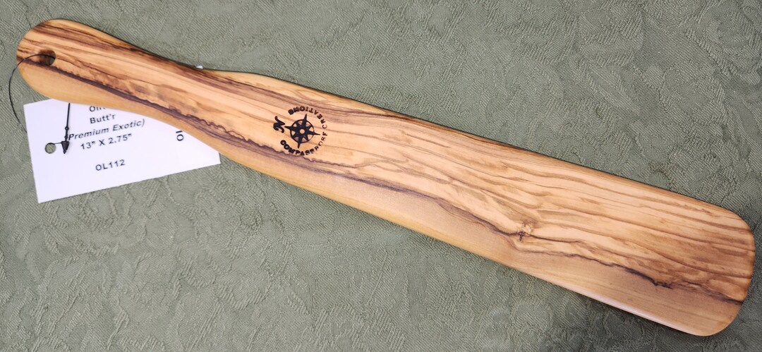 Premium Exotic Italian Olive Miss Rose Paddles Hardwood Spanking Paddle ...