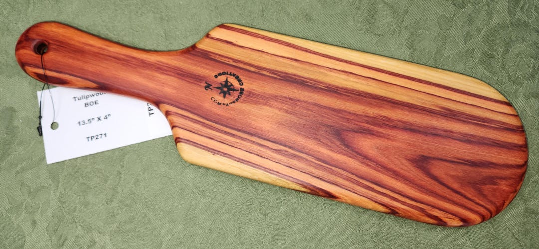 Rare Tulipwood Miss Rose Paddles Exotic Hardwood Spanking Paddle Large ...