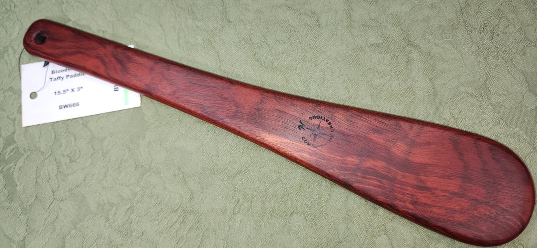 Deep Red Miss Rose Paddles Bloodwood Spanking Paddle BOE BDSM Taffy Jr ...