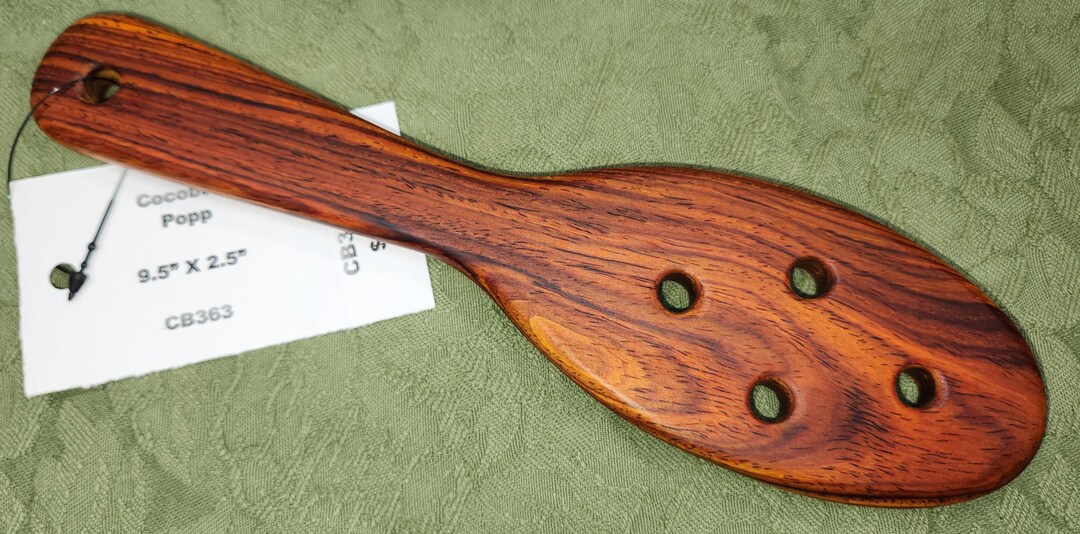 Bright Sienna Cocobolo Rare Miss Rose Paddles Exotic Hardwood Spanking ...