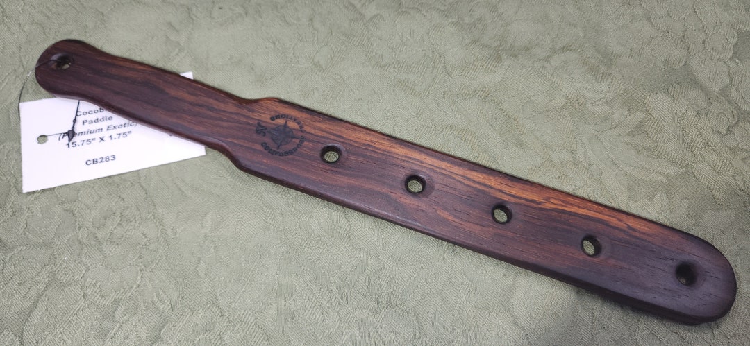 Cocobolo Narrow Miss Rose Paddles Exotic Hardwood Spanking Paddle ...