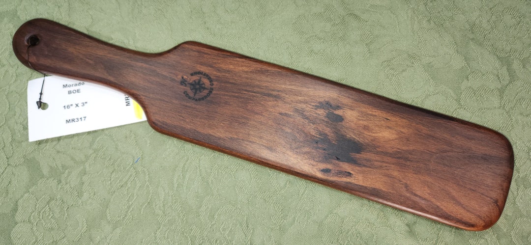 Stunning Large Morado Miss Rose Paddles Exotic Hardwood Spanking Paddle ...