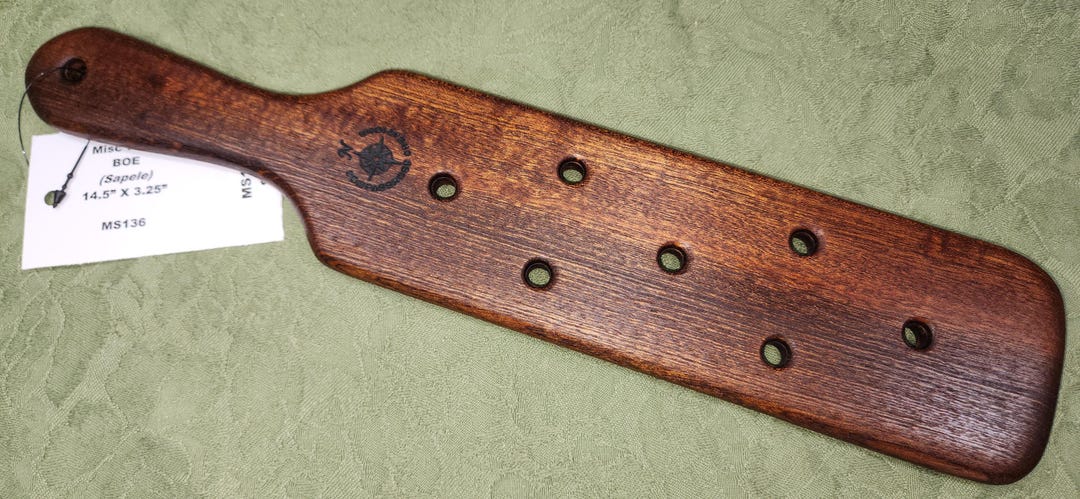 Beautiful African Sapele Miss Rose Paddles Exotic Hardwood Spencer ...