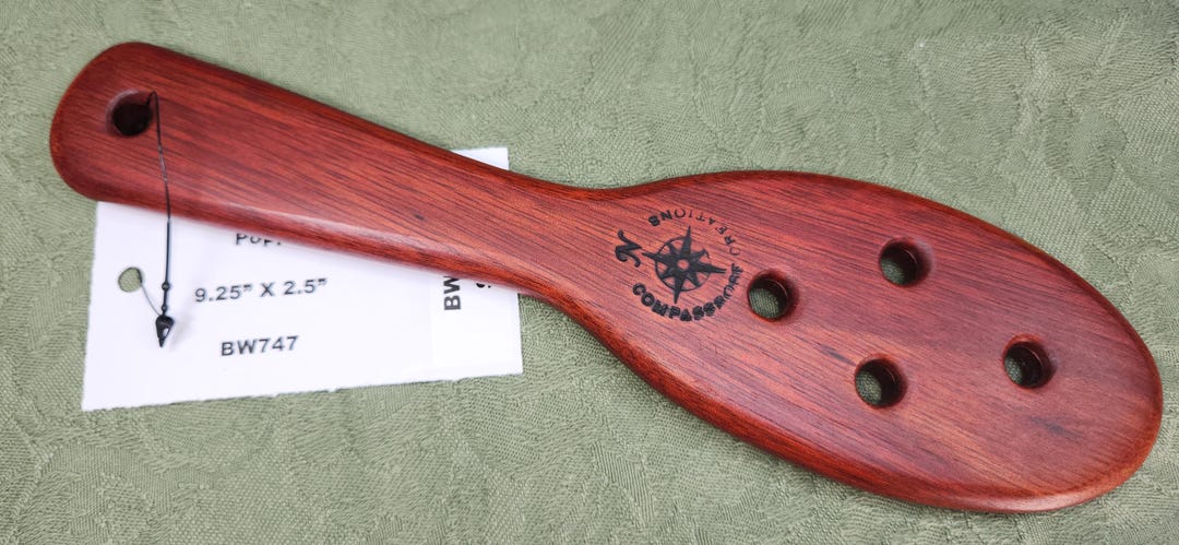Bright Red Bloodwood Miss Rose Paddles Spanking Paddle BOE BDSM Small ...