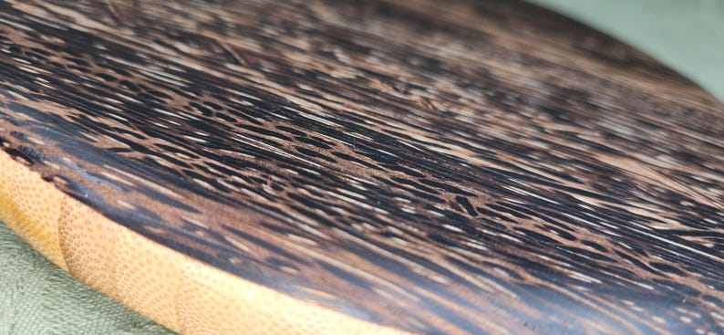 Stunning Black Palm and Bamboo Laminated Miss Rose Paddles Exotic ...