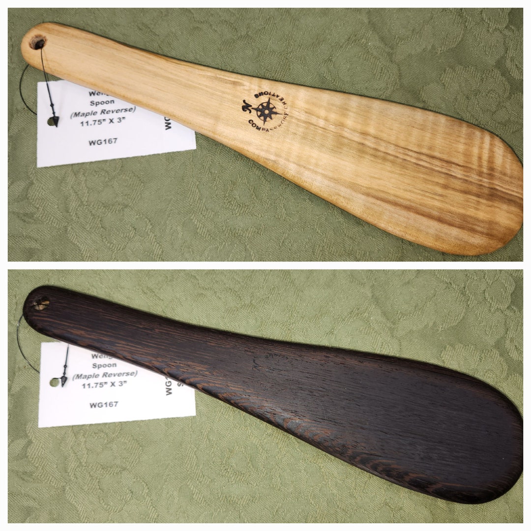 Waterfall Maple and Wenge Laminated Miss Rose Paddles Spanking Paddle ...