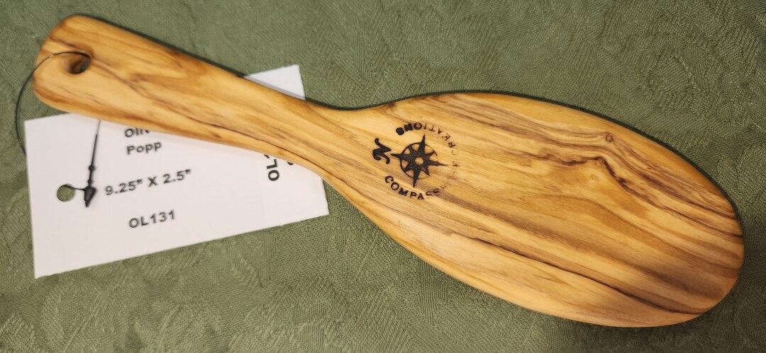 Italian Olive Miss Rose Paddles Exotic Hardwood Spanking Paddle - Small ...