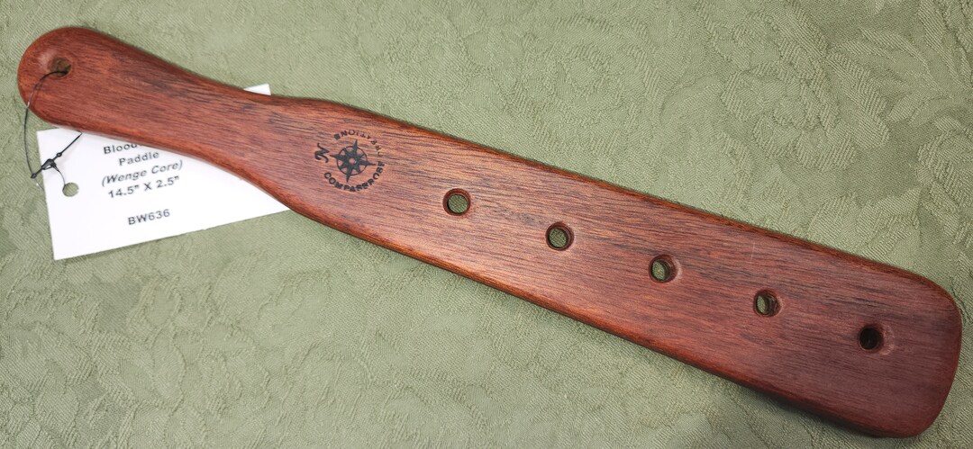 Bright Red Bloodwood and Wenge Laminated Miss Rose Paddles Spanking ...