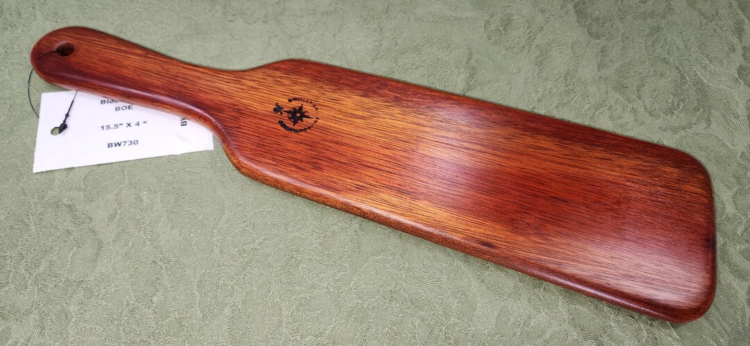 Beefy Bloodwood Miss Rose Paddles Exotic Hardwood Spanking Paddle BOE ...