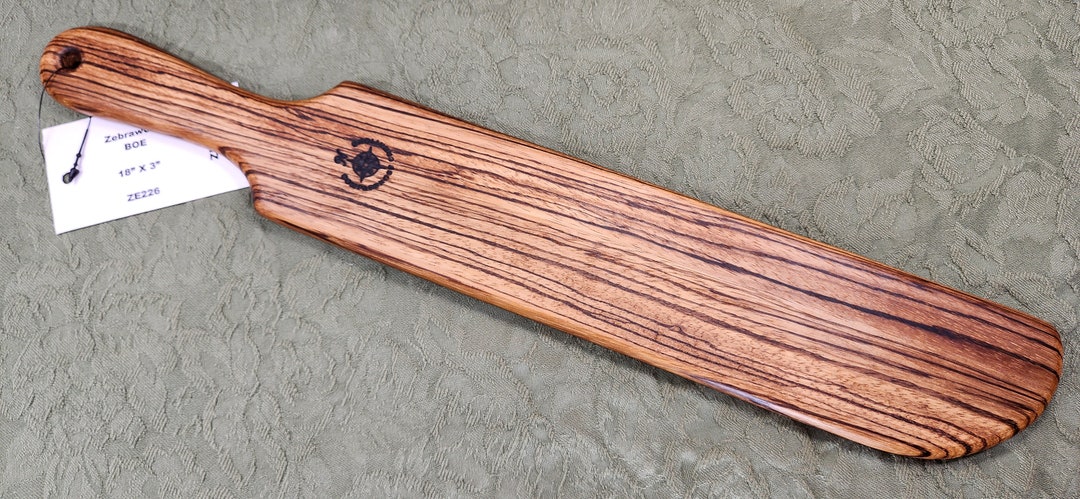 Highly Figured Zebrawood Miss Rose Paddles Exotic Hardwood - Etsy