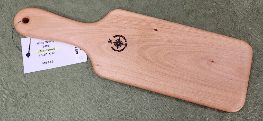 Lovely Pacific Madrone Miss Rose Spanking Paddle Classic LARGE Square ...