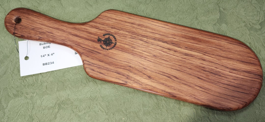 Big Beautiful Bubinga Miss Rose Paddles Exotic Hardwood Classic ...